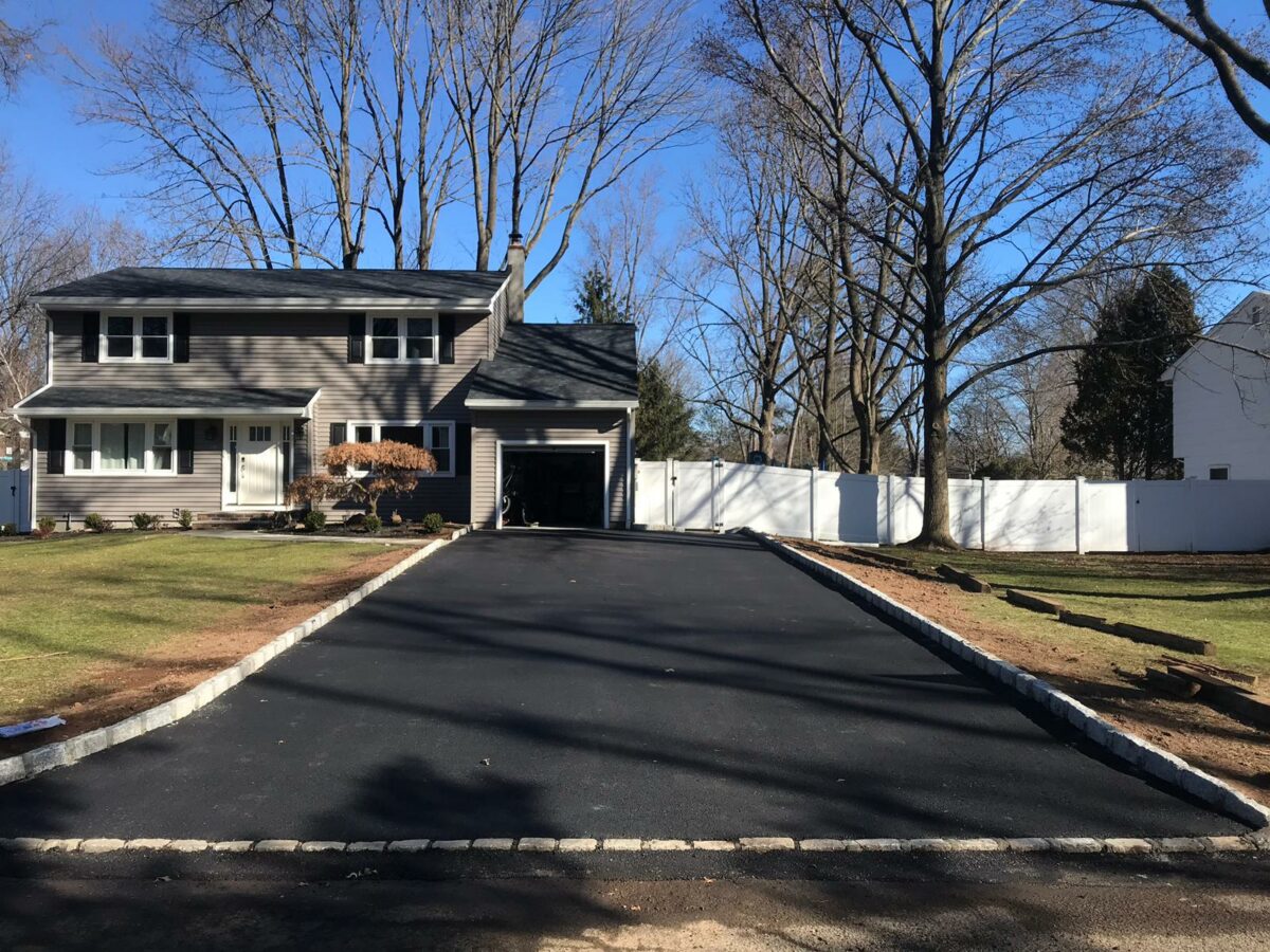 Granite Curb Asphalt Driveway Installation in Heritage Drive, Green ...